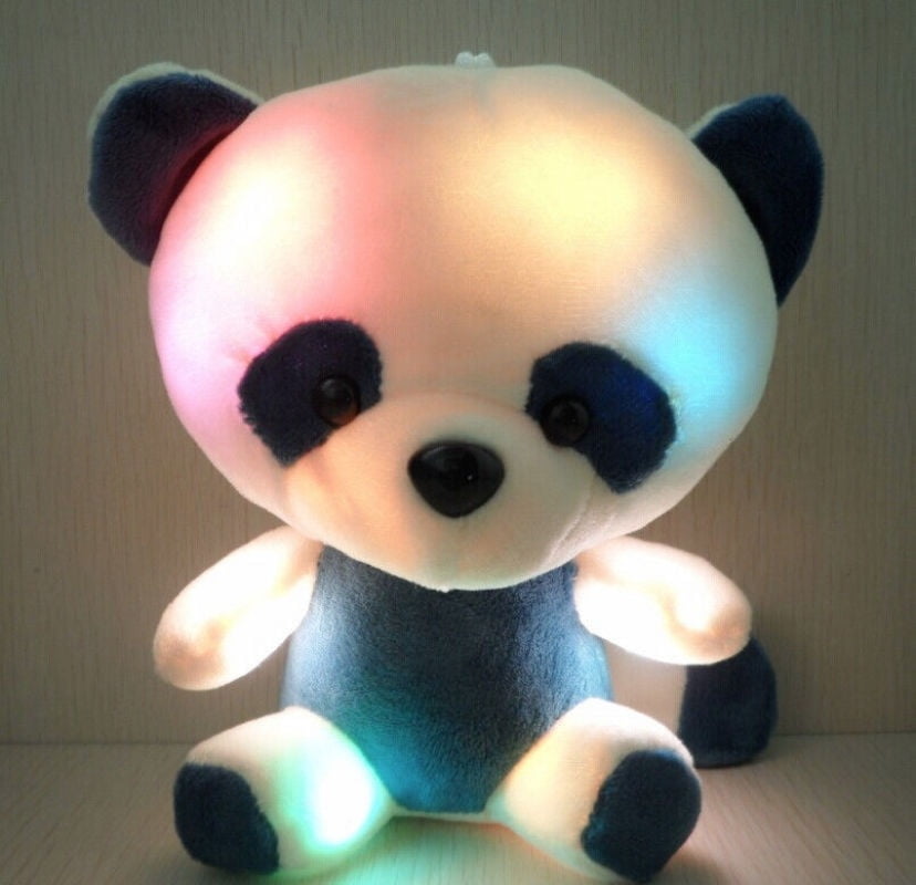 Stuffed LED Flash Light Plush Luminous Cute Bear Panda Doll Plush Toy ...