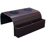 Sofa Arm Tray Table. Remote Control and Cellphone Organizer Holder, Arm ...