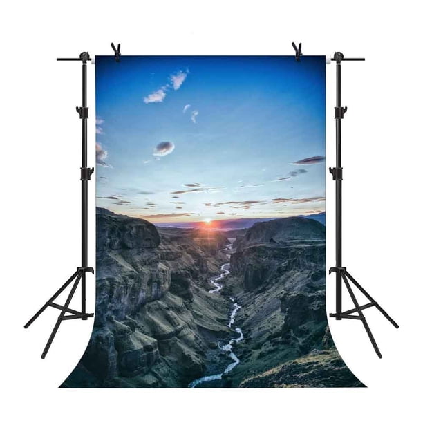 MOHome 5x7Ft Magnificent Valley Backdrop Natural View Sunset Sunrise ...