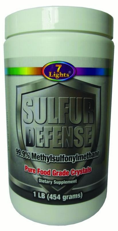 7 Lights Nutrition Sulfur Defense MSM, 16 Oz - Walmart.com