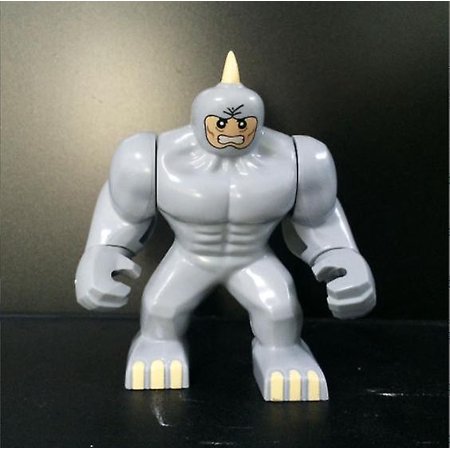 7.5cm Rhino Superhero Large Building Block Minifigure Children's Role ...