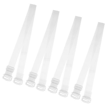 Unique Bargains 2 Pair Invisible Clear Bra Strap Hook Adjustable ...