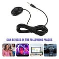 Wired Paste Type External Microphone Car Audio Mic laptop Radio Stereo ...