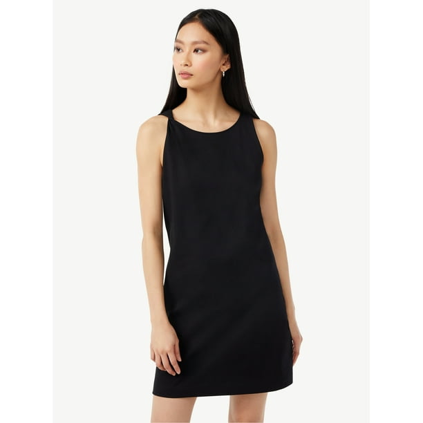 Free Assembly Women's Mini Tank Dress with Twist Accent - Walmart.com
