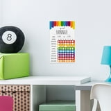 Cheerful Rainbow Weekly Chore Chart / 6" x 10" Sticky Note Fill In Task ...