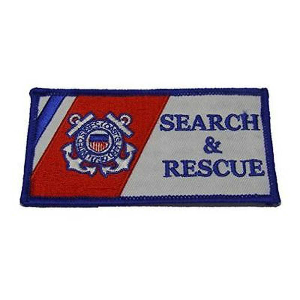 USCG COAST GUARD SEARCH AND RESCUE FLAG PATCH SEMPER PARATUS SAR ...