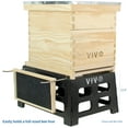 VIVO Black Plastic Bee Hive Stand | Beekeeping Hive Support Tool ...