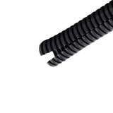 Split Loom Tubing Wire Conduit, Black Corrugated Wire Tube Cable ...