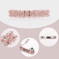 7 count Sparkly Glitter Hair Clips Elegant Rhinestone Hair Barrettes ...