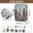 ALAZA 3d Horses Running Pattern Expanding Accordion File Folder 3 Ring ...