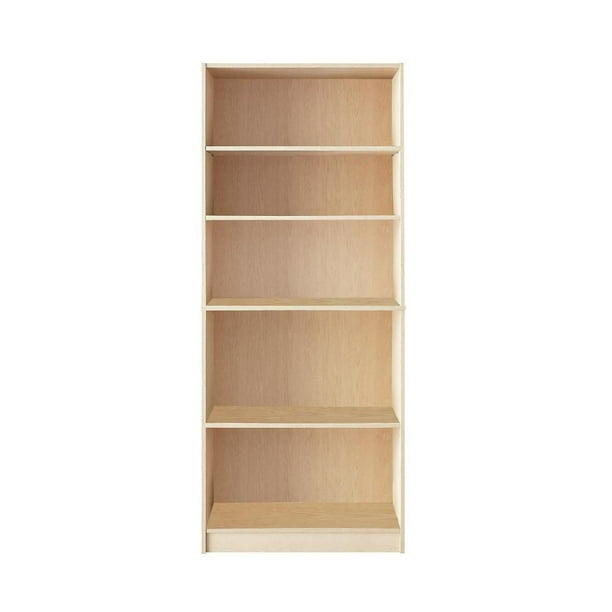 MAINSTAYS Birch 5 Shelf Bookcase - Walmart.ca