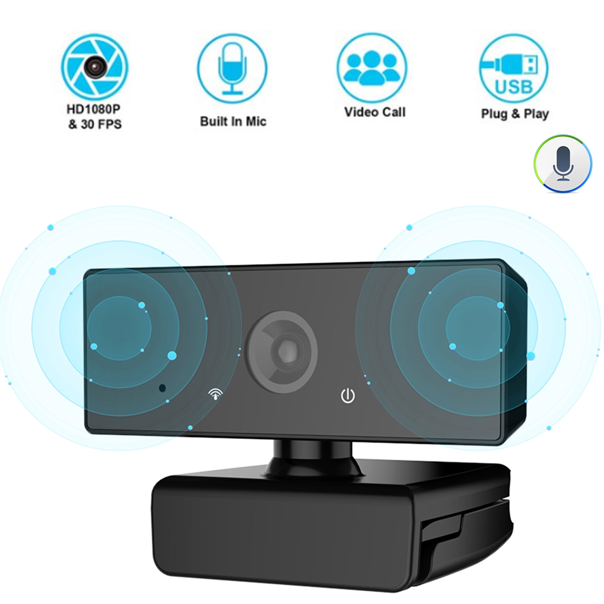 Web Camera for Desktop Computer, HD USB Web Camera, Noise Reduction ...