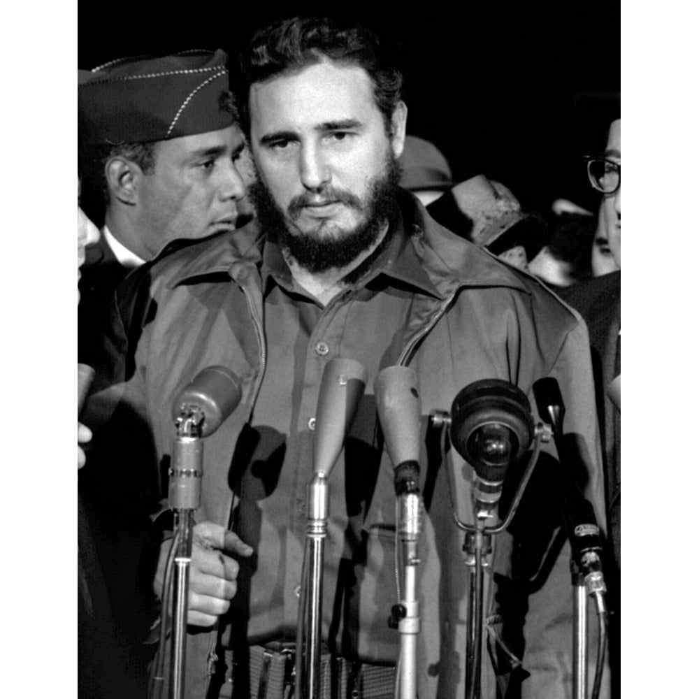 Fidel Castro Cuban Dictator President-12 Inch BY 18 Inch Laminated ...