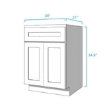 Craftline Ready to Assemble Shaker Vanity Cabinets - Walmart.com