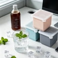 mdesiwst Large Square Ice Cube Tray with Lid Food-Grade Silicone Mold ...