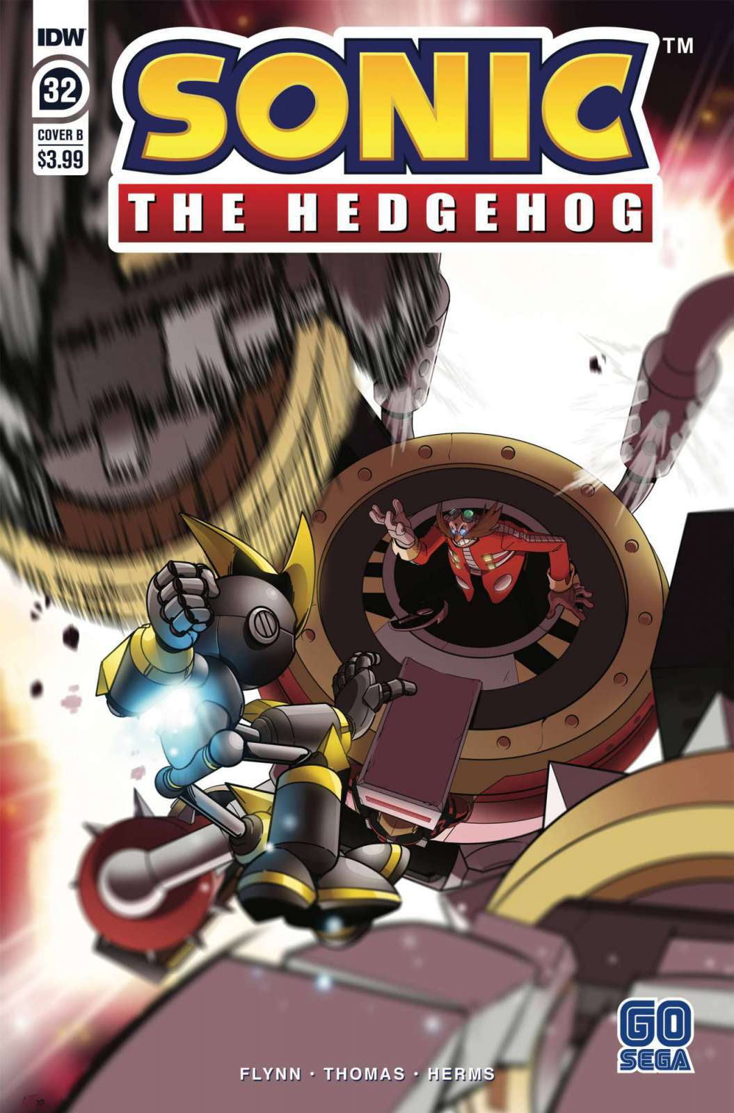IDW Sonic The Hedgehog #32 (Adam Bryce Thomas Variant Cover B ...