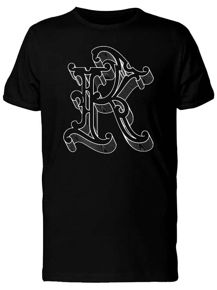 Capital Letter K T-Shirt Men -Image by Shutterstock, Male Large ...