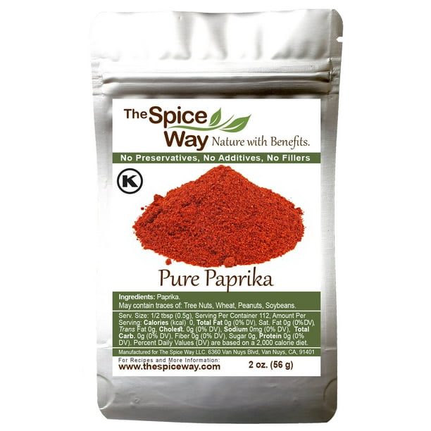 The Spice Way Pure Paprika - Middle Eastern, Asian, and Continental ...