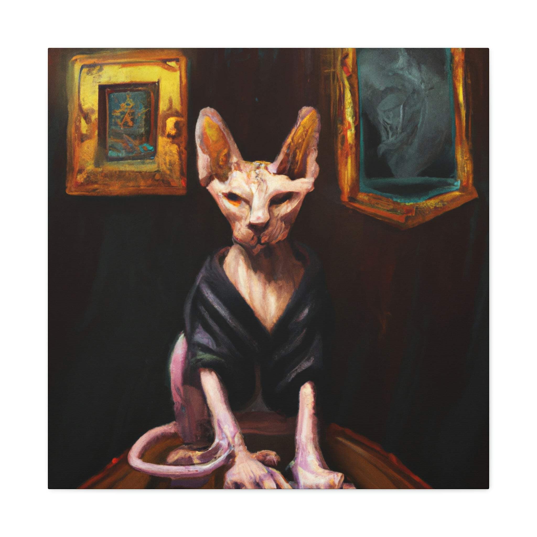 Sphynx in Rococo - Canvas - Walmart.com