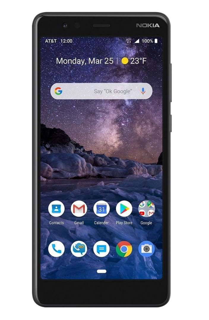 Open Box Nokia TA1140 3.1a with 32GB AT&T Prepaid Smartphone, Black ...