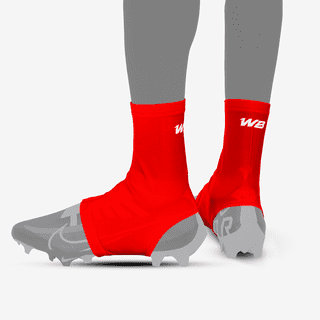 Red Web Pattern Spats / Cleat Covers - Walmart.com