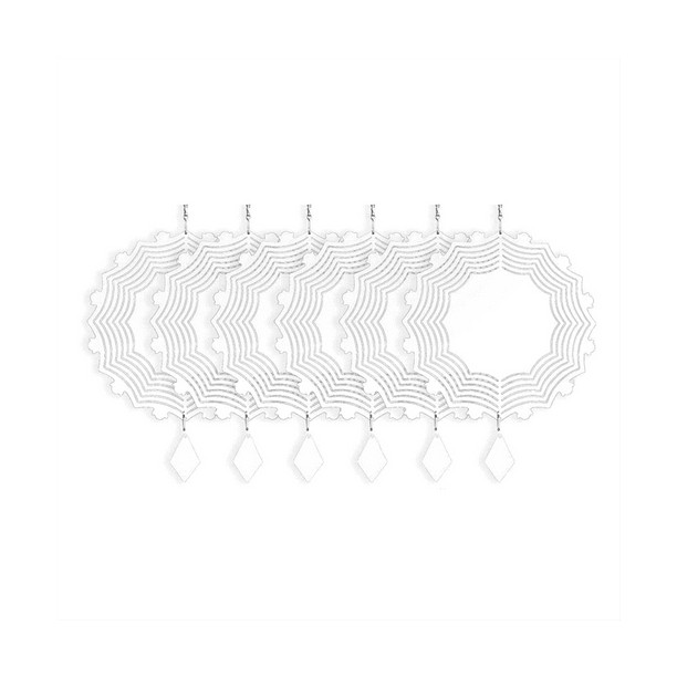 Winyuyby 6Pcs 10Inch Sublimation Wind Spinner Blank,3D Double Spider ...