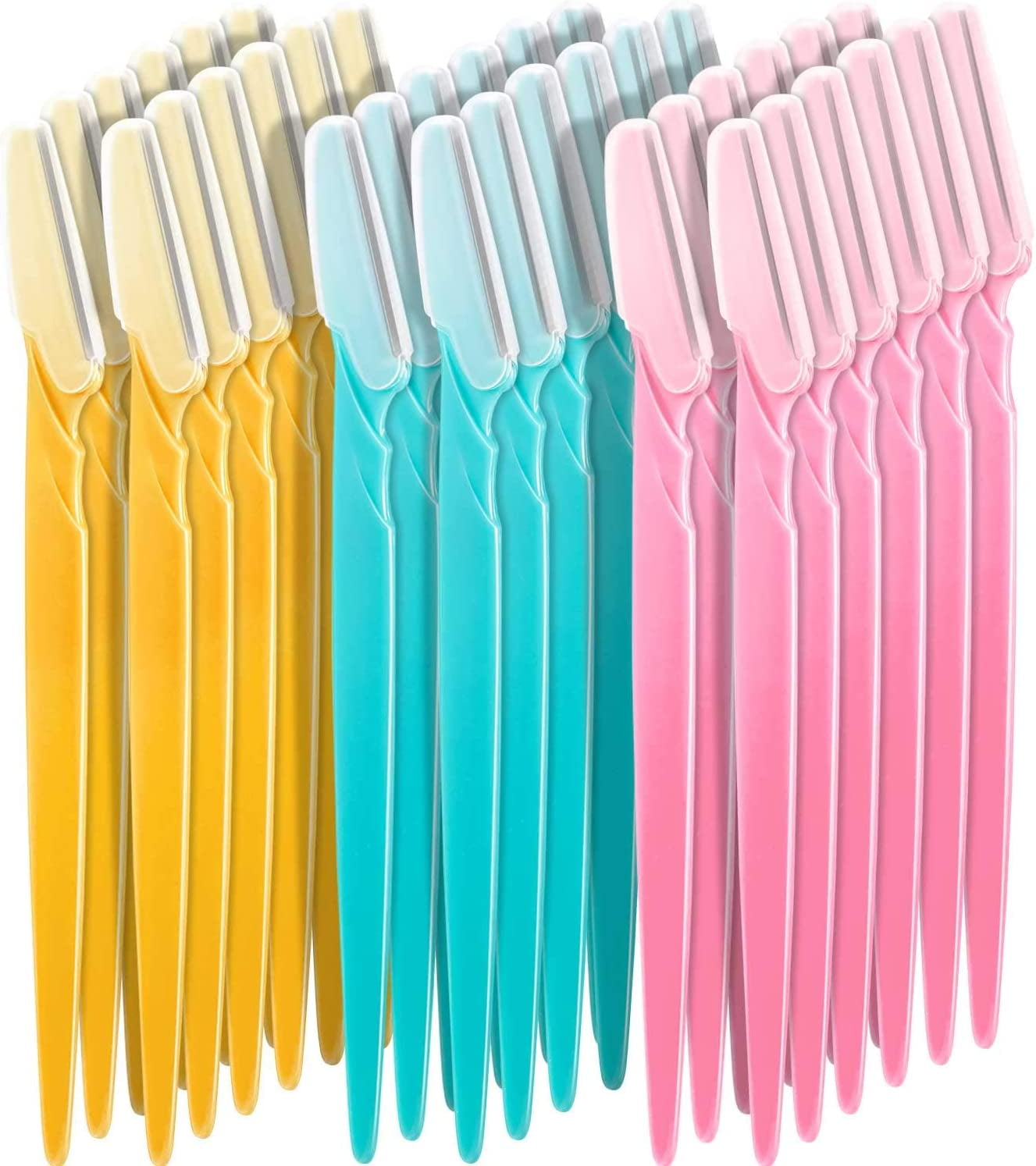 60 Pieces Eyebrow Razor Women Twinkle Face Brow Razors Shaver ...
