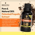 BEE & YOU Propolis Liquid Extract, 30% Concentration, Alcohol Tincture ...