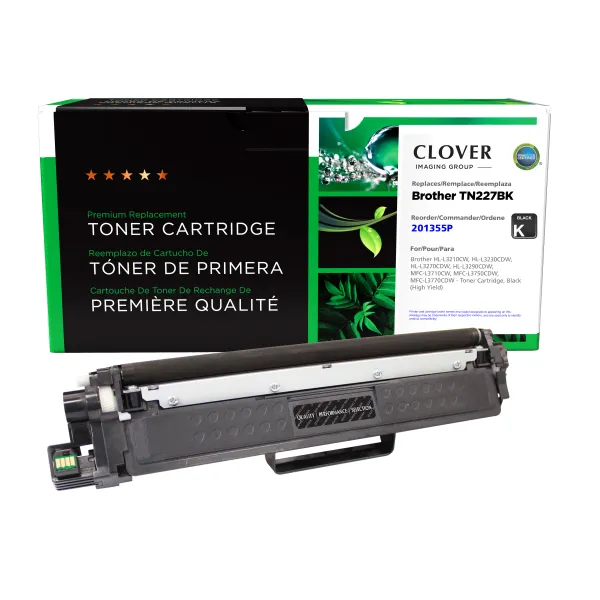 Remanufactured Clover Imaging High Yield Black Toner Cartridge ...
