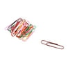 JAM Paper Standard Paper Clips, Assorted Colors, Small 1 inch, 25/Pack ...