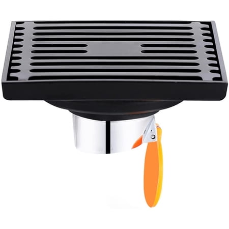 Stainless Steel Square Waste Drain Cover Odor Proof Straight Floor ...