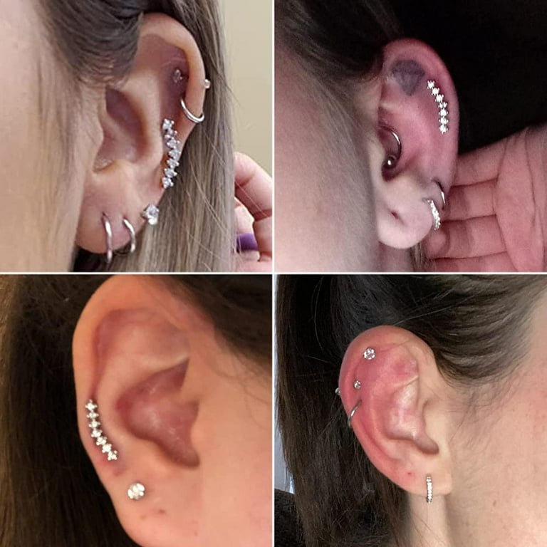 Cute Cartilage Ear Piercing Stud