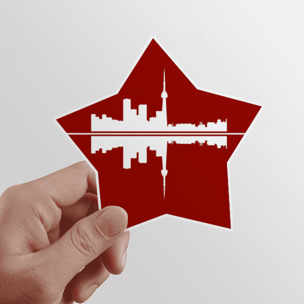 Symbolic Reflections Urban Landscape Architectural Signs Star Sticker ...