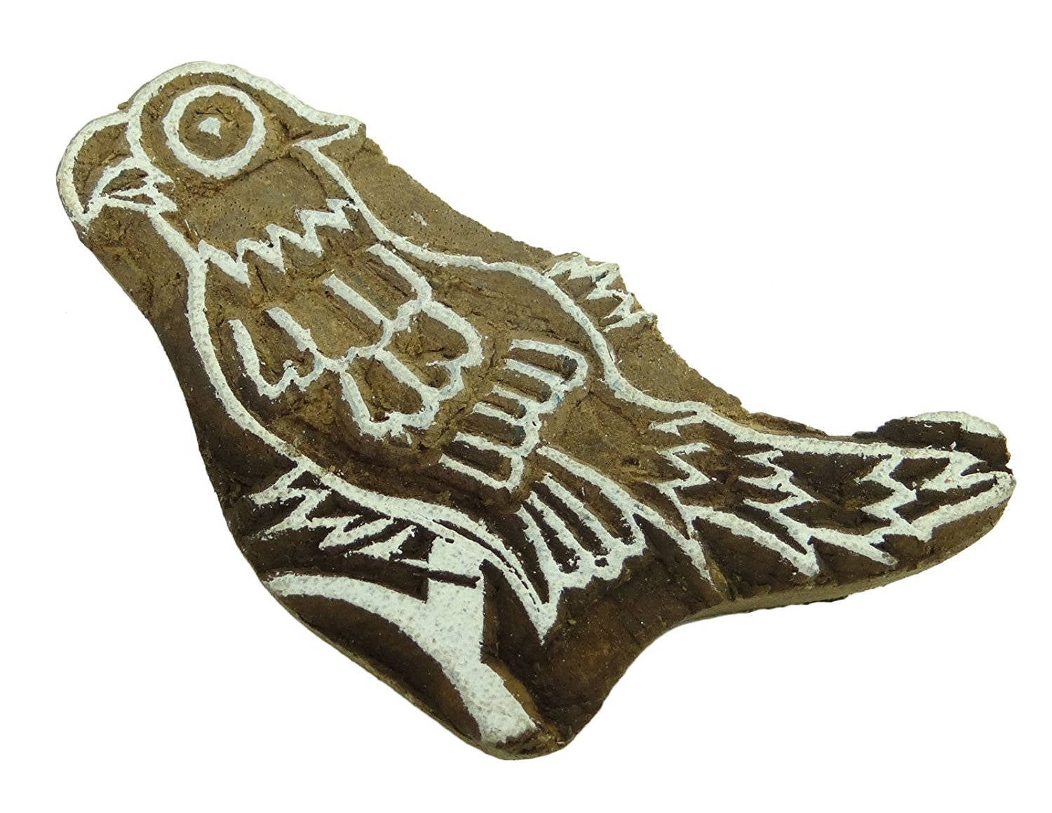 Wooden Printing Block Parrot Stamp Printers Hand Carved Printer Stamp ...