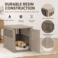 MINDYES 30" Dog Cage, Indoor Medium Small Dog Crate Furniture with ...