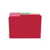 Staples Standard Size Multi-pack Assorted Color File Folders, 100/PK, 9 ...