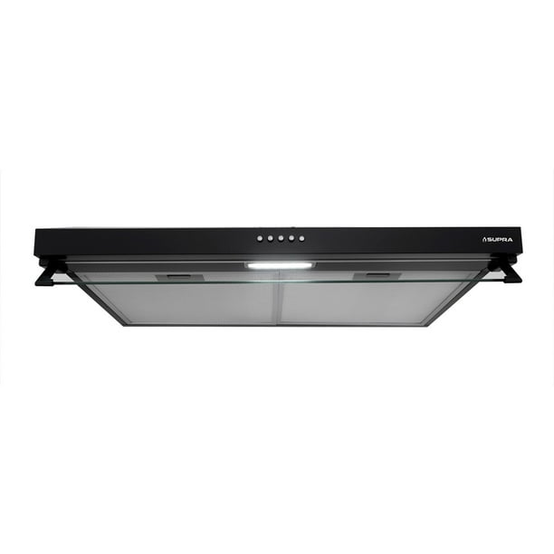 Campana Extractora De Pared Empotrable SUPRA NUBE N-76 Acero Inoxidable Negra 76 Cm | Bodega ...