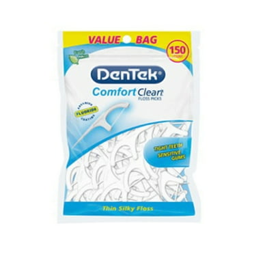 DenTek Complete Clean Fresh Mint Angled Floss Picks 75 ea - Walmart.com