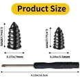 Tire Repair Rubber Nails Kit with 2 Sizes, 2026 New Vacuum Tire Mending ...