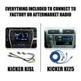 Kicker 44KXMA4002 Car Audio 2 Channel Amp KXMA400.2 Amplifier Kit ...