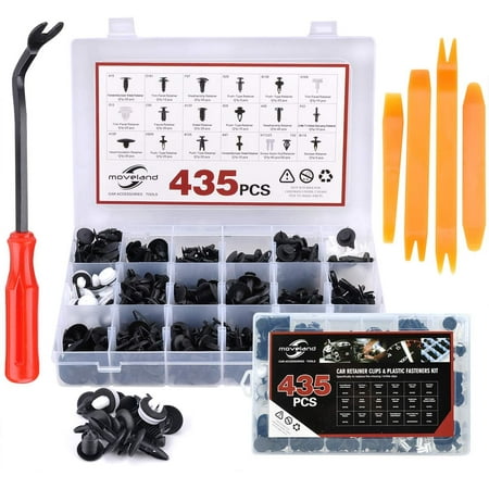 19 MOST COMPLETE Sizes Car Retainer s & Fasteners Kit- 435 PCS, Auto ...