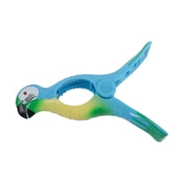 2-Pack Fun Blue Parrot - Shaped Beach Clips – Plastic Towel & Blanket ...