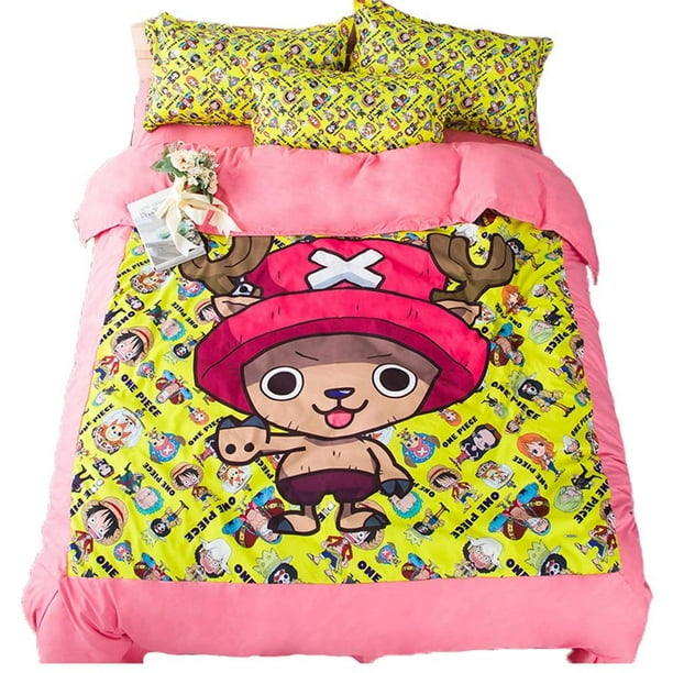 One Piece Monkey D. Luffy 3Pcs Duvet Cover Set 3D Printed Anime Cover ...