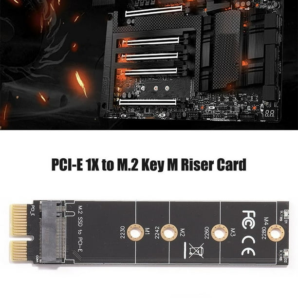 TB&W PCIE to M2 Adapter NVMe SSD M.2 PCIE X1 PM Key Hard Drive Reader ...
