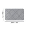 BAOPAI Large Size Flocking Carpet Single Piece - Absorbent Anti-Slip ...