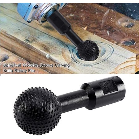 14mm Spherical Wood Groove Engraving Tool, Spherical Rotary Burr ...