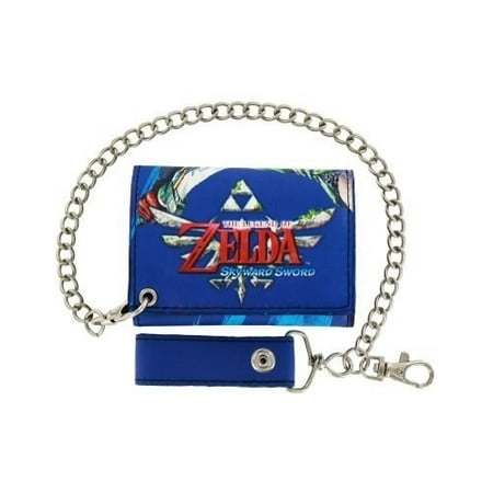 Nintendo Legend of Zelda Skyward Sword Wallet with Chain - Walmart.com