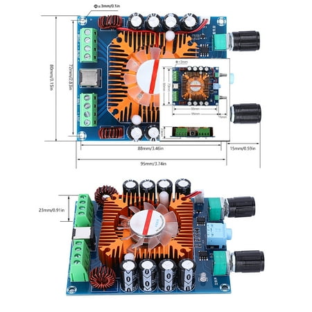 Loewten XH-A372 4-Channel Output Power Board TDA7850 Digital Board 4 X ...