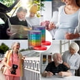 MEDca Weekly Pill Organizer, Stackable 4-Times-a-Day Case, Black, 2 ...