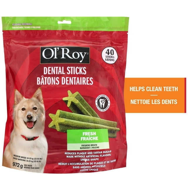 Click here for Olroy Ol Roy Fresh Dental Sticks  40 Sticks (972 G... prices